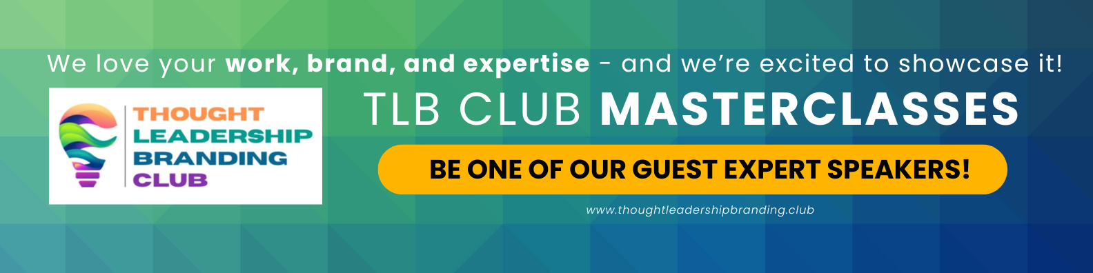 TLB MasterClass Upcoming Speakers - TLB CLUB